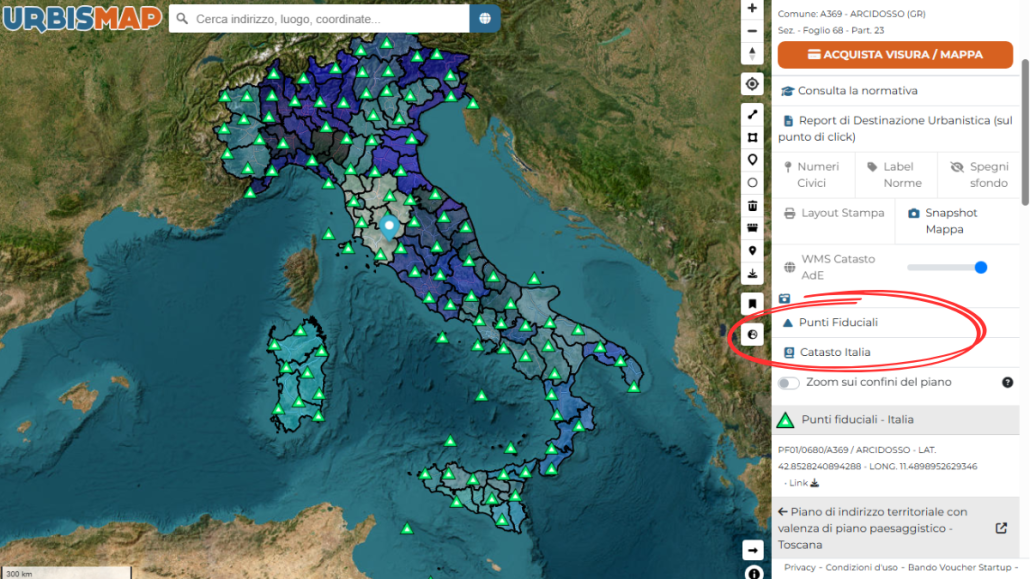 Mappa dei sistemi catastali online: disponibile su UrbisMap